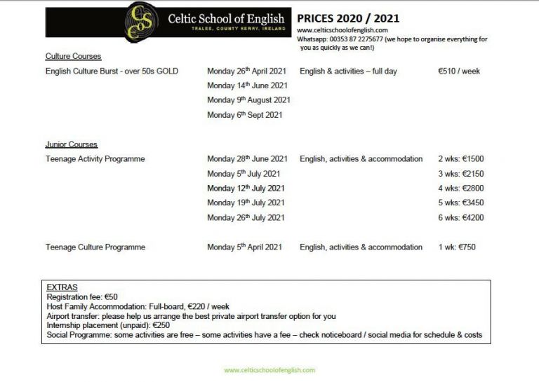Course Prices